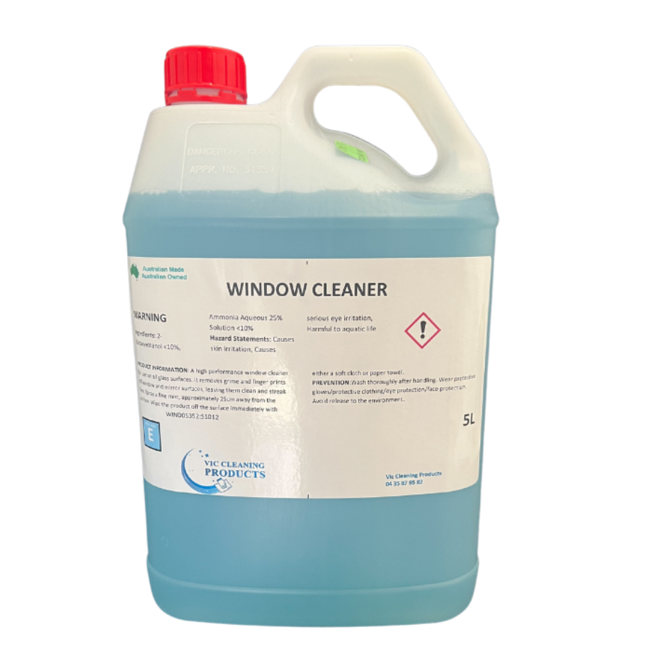Window Cleaner 5L Vic cleaning Products - Vic cleaning Products