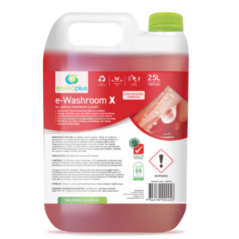 Enviroplus Concentrated Washroom Cleaner E Washroom X E1 2 5L Each Default Title in Melbourne ...